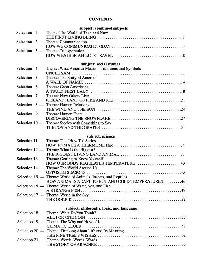 Reading Comprehension in Varied Subject Matter Book 2 (Grade 4) and An ...