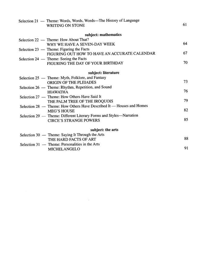 Reading Comprehension in Varied Subject Matter Book 4 (Grade 6) and An ...