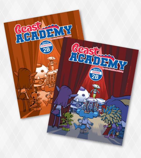 Beast Academy Guide and Practice Books 2B – Quill and Ink